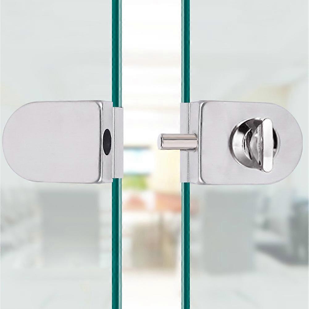 Glass Door Lock Two Side Simple Installation Double Door Glass Lock for ...