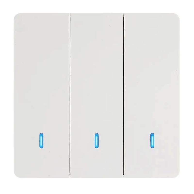Wireless Smart Switch RF 433Mhz Light Wall Panel Switch With Remote ...