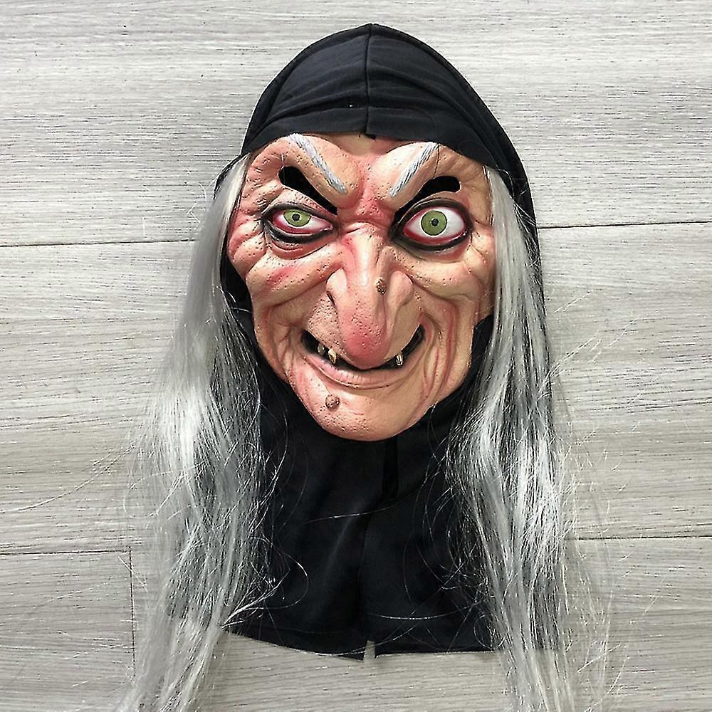 Halloween Horror Witch Mask Cosplay Ghost Face Joker Sorceress Old Nana ...