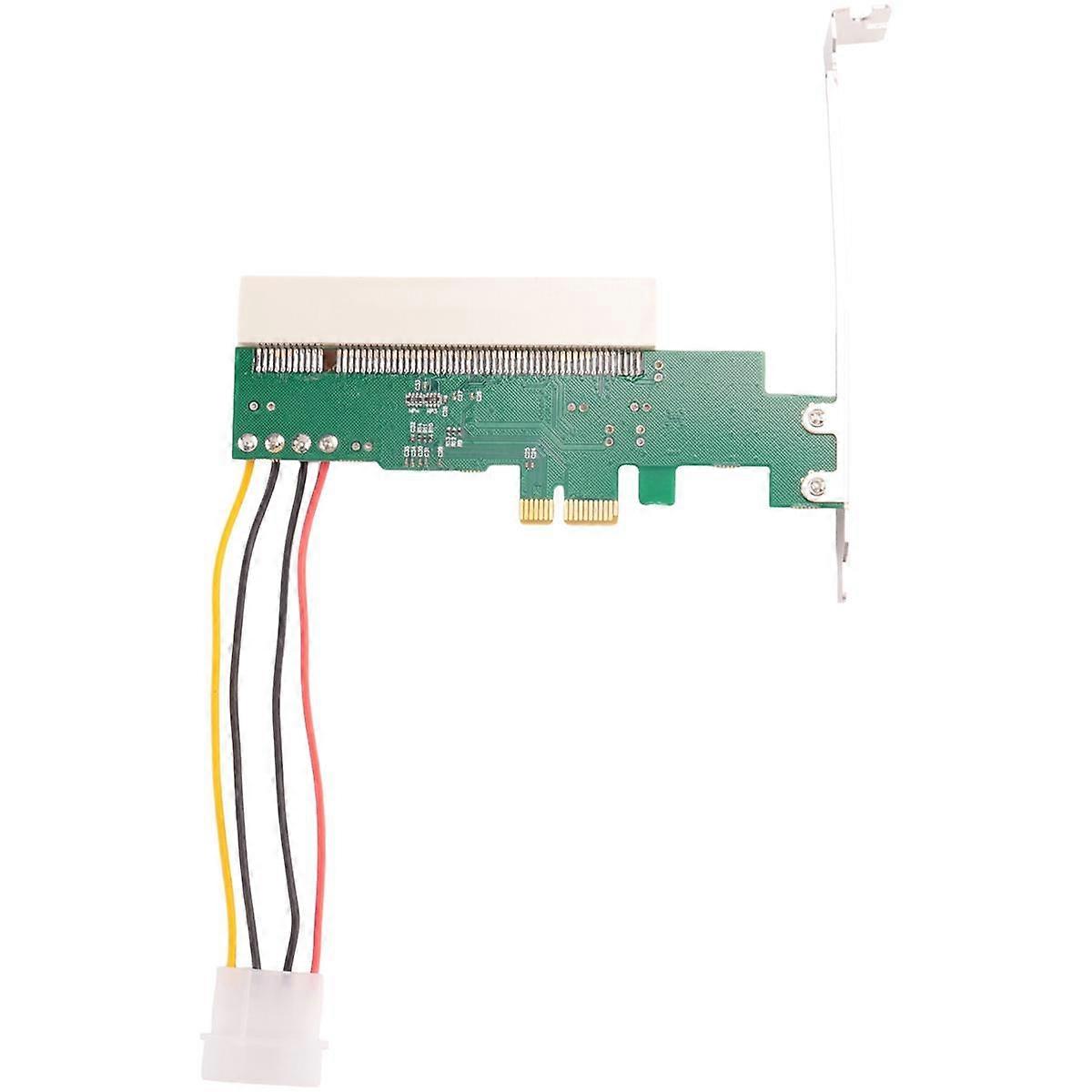 PCIE to PCI Adapter PCI Express X1 to PCI Expansion Card Riser Board ASM1083 Chipset with 4-Pin ...
