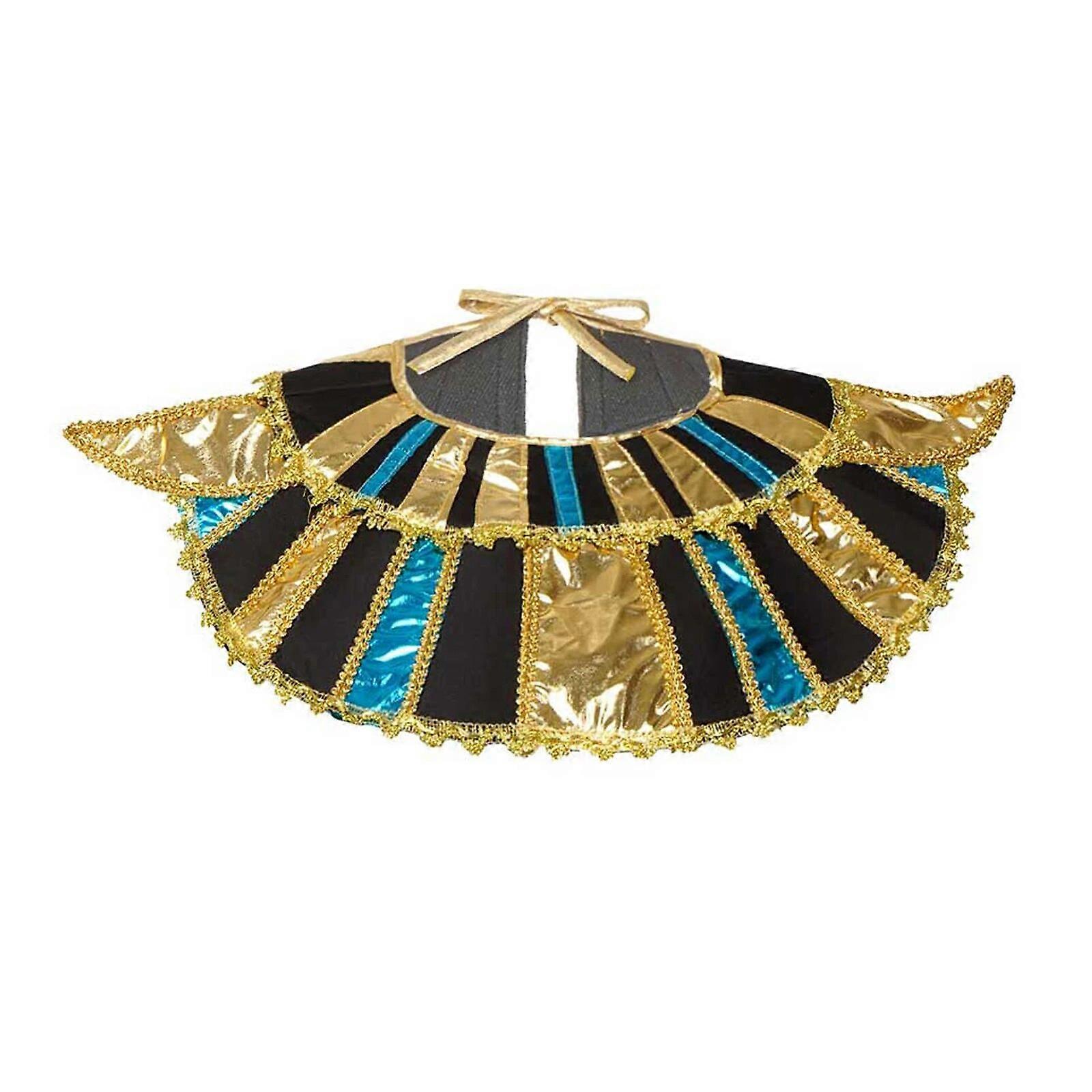 Cleopatra Egyptian Queen Wig and Beads Fringe Snake Headband Straight ...