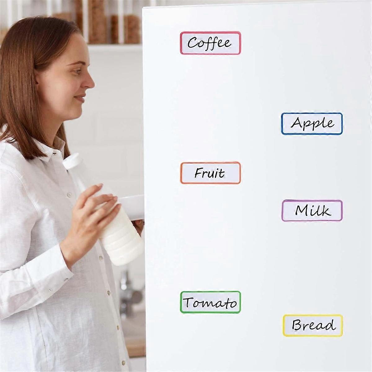 54 Pcs Magnetic Dry Erase Labels Reusable Strips Classroom Name Tags ...