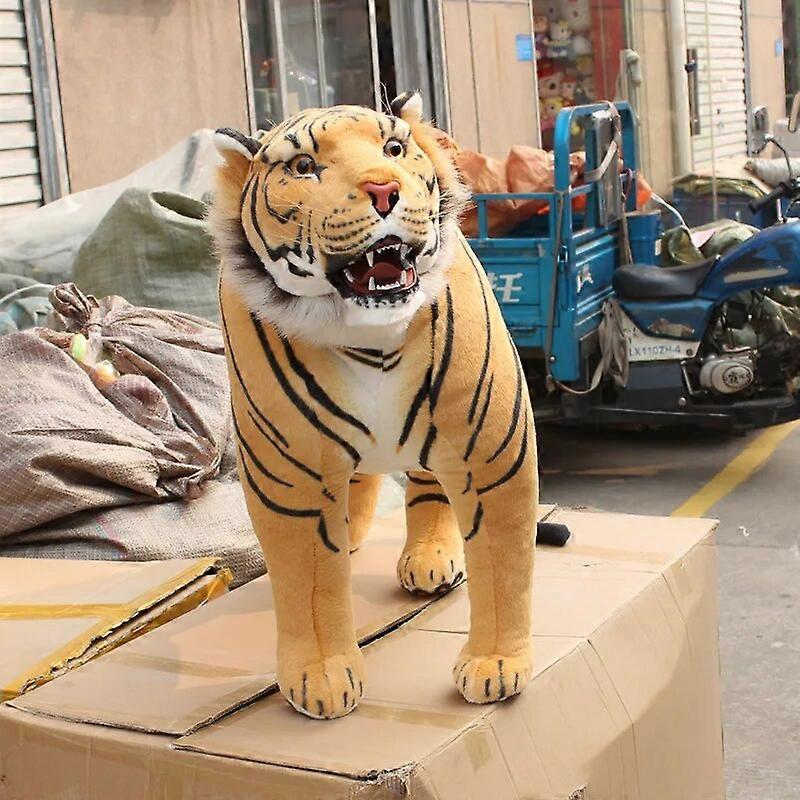 1.2m Cool Standing Siberian tiger Simulated Animals decor Steel frame ...