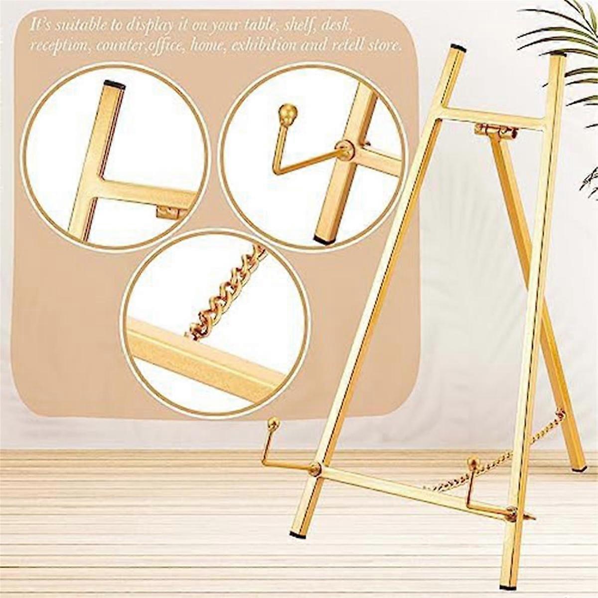 Modern Metal Tripod Plate Stand Table Top Easel Art Holder Easel for ...