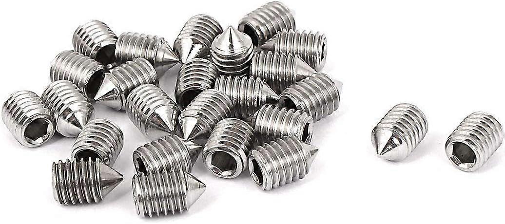 Set of 16 taper grub screws 5mm in length, various threads metric, M3 ...