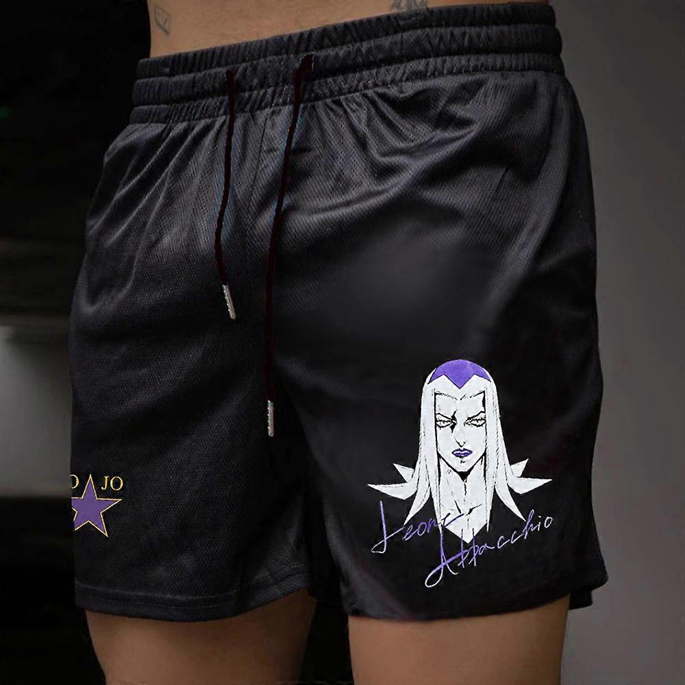 Gym Shorts Men Women JoJo's Bizarre Adventure 3D Print Anime Shorts ...