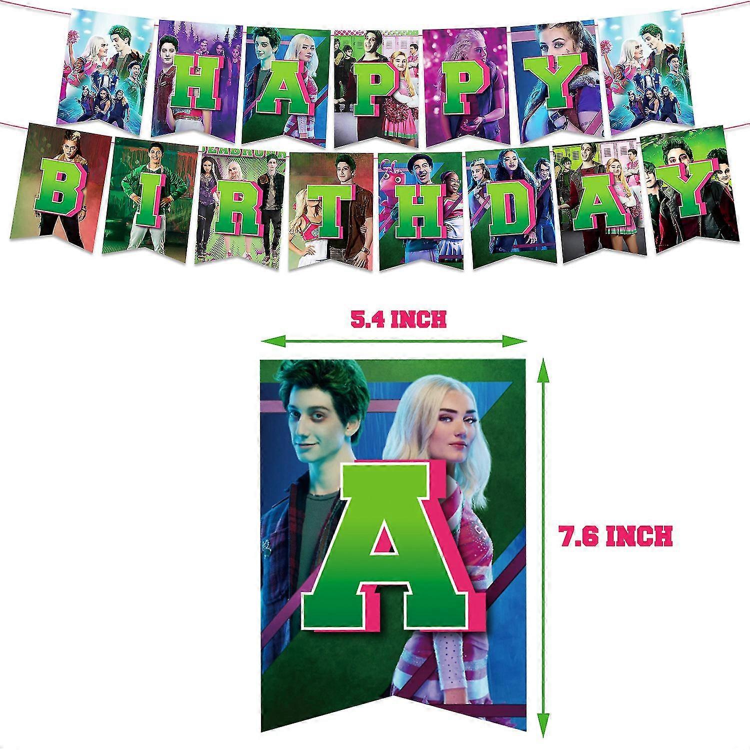 Zombie High Themed Birthday Party Supplieszombie High Banner Pull Cake ...