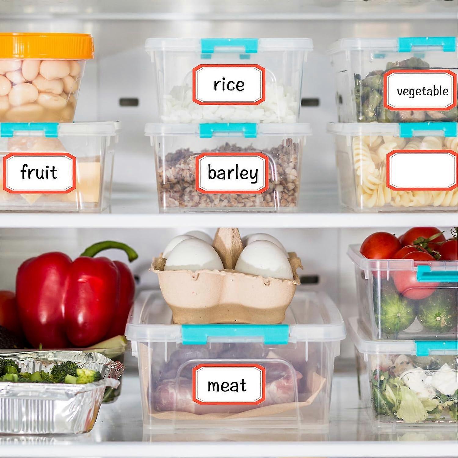 200 Pack Writable Name Tags 3.78" x 2.2" Blank Label Stickers for ...