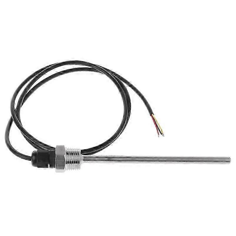 DS18B20 Digital Temperature Sensor G1/2 Thread Probe DIA=7mm 3-core ...
