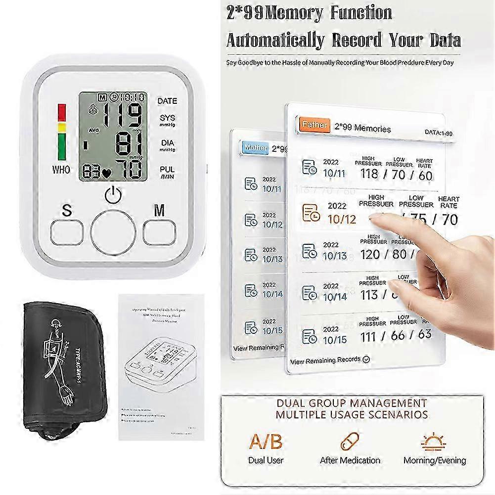 Electronic Blood Pressure Monitors Arm Type High-precision Electric ...