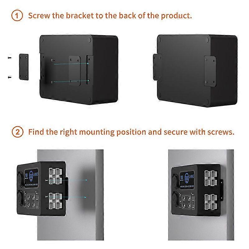 Portable Control Hub with LED Lights Adapter Mini Power Box with LED ...