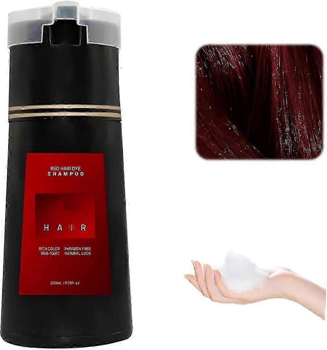 Hair Instant Dye Shampoo Natural Plant, Refresh Hair Instant Herbal ...