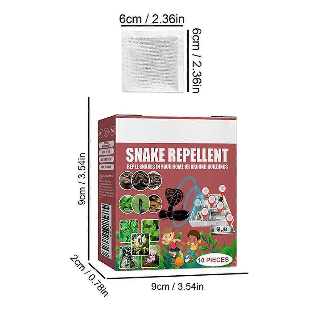 10 Pack Snake Away Repellent, Snake Repellent Bags for Effectively ...