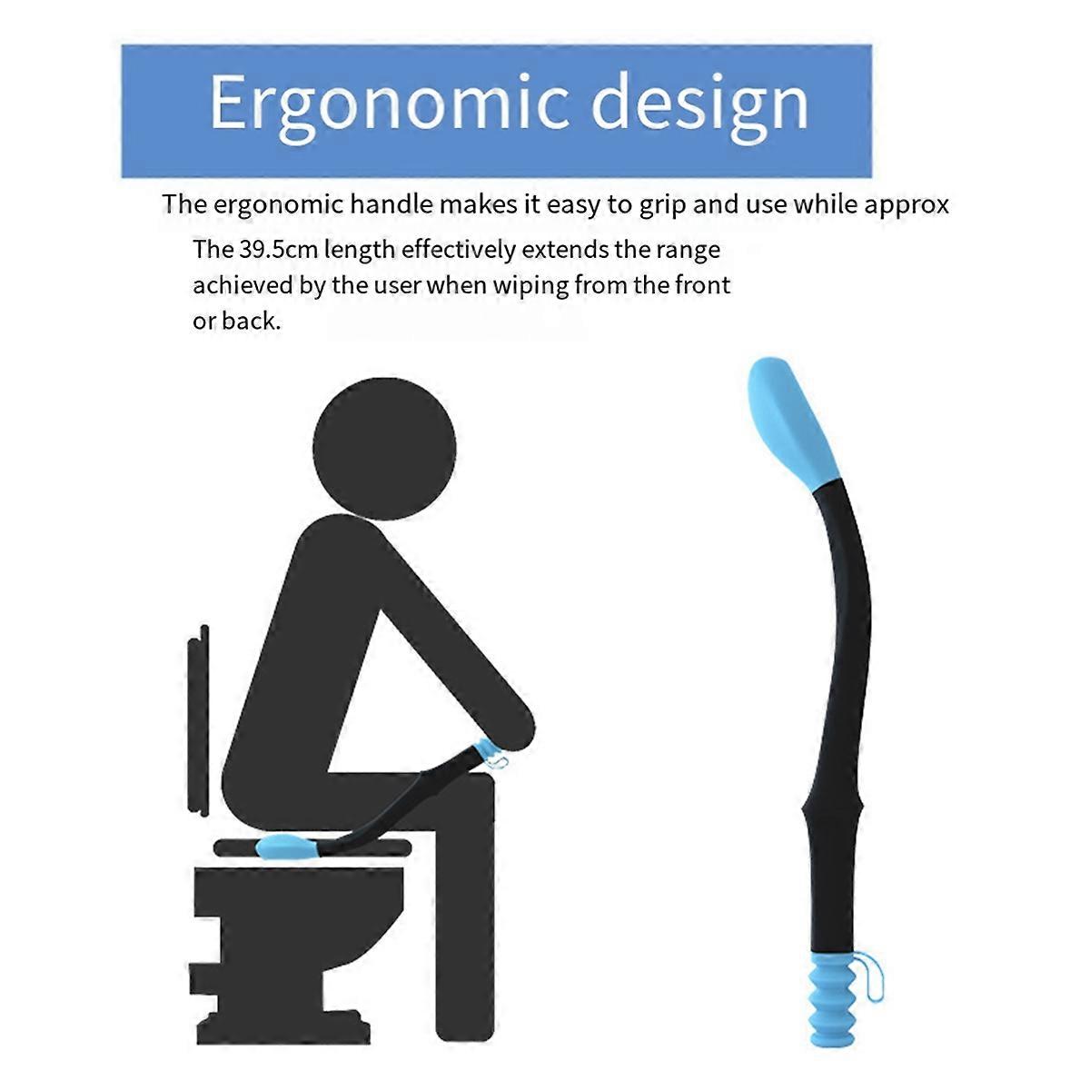 Butt Wiper,Toilet Aids for Wiping Tool and Butt Cleaner Bath Brush ...