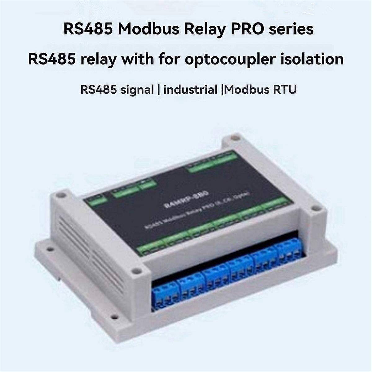 Industrial Grade 8CH Relay Module RS485 Interface Relay Modbus RTU ...
