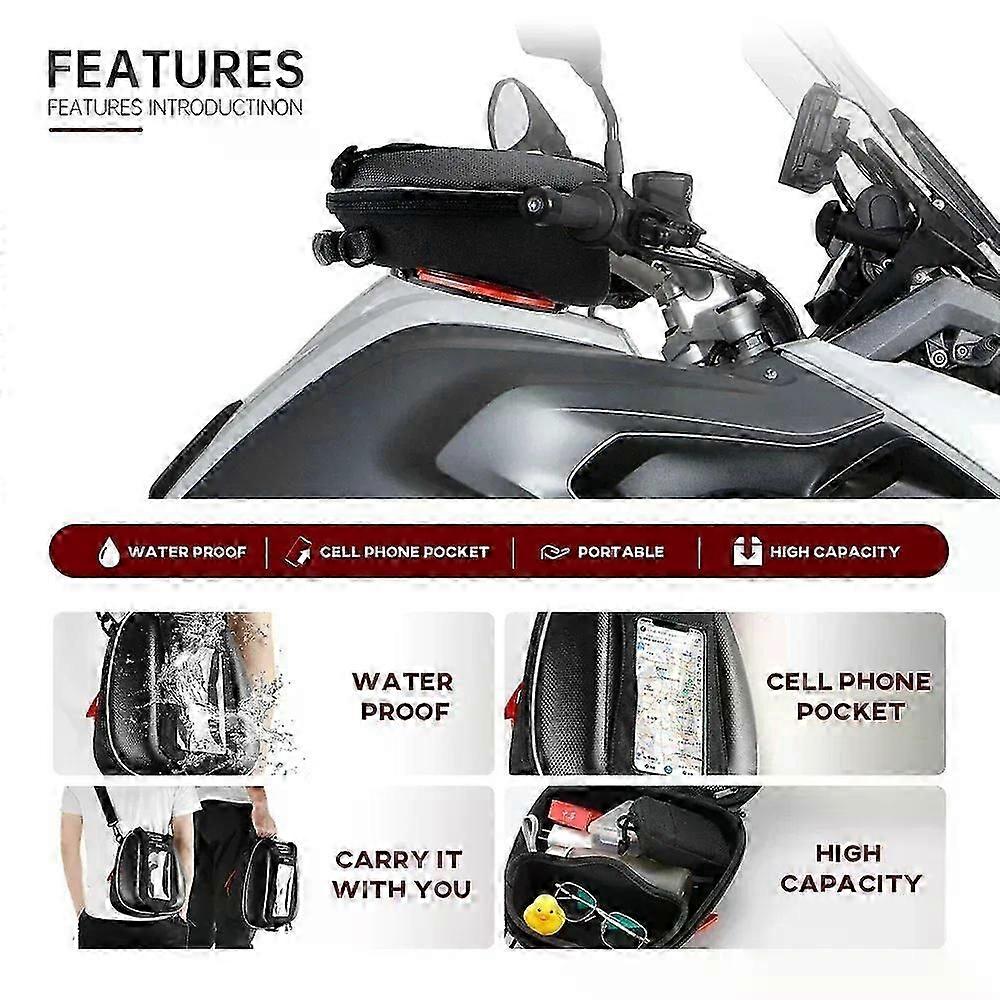 Applies To Motorcycle Tank Bag For Yamaha Fz6 Fz8 Fz1 Xj6 Mt03 Mt25 Mt10 Yzf R1 R3 R6 R7 Xsr 125 ...