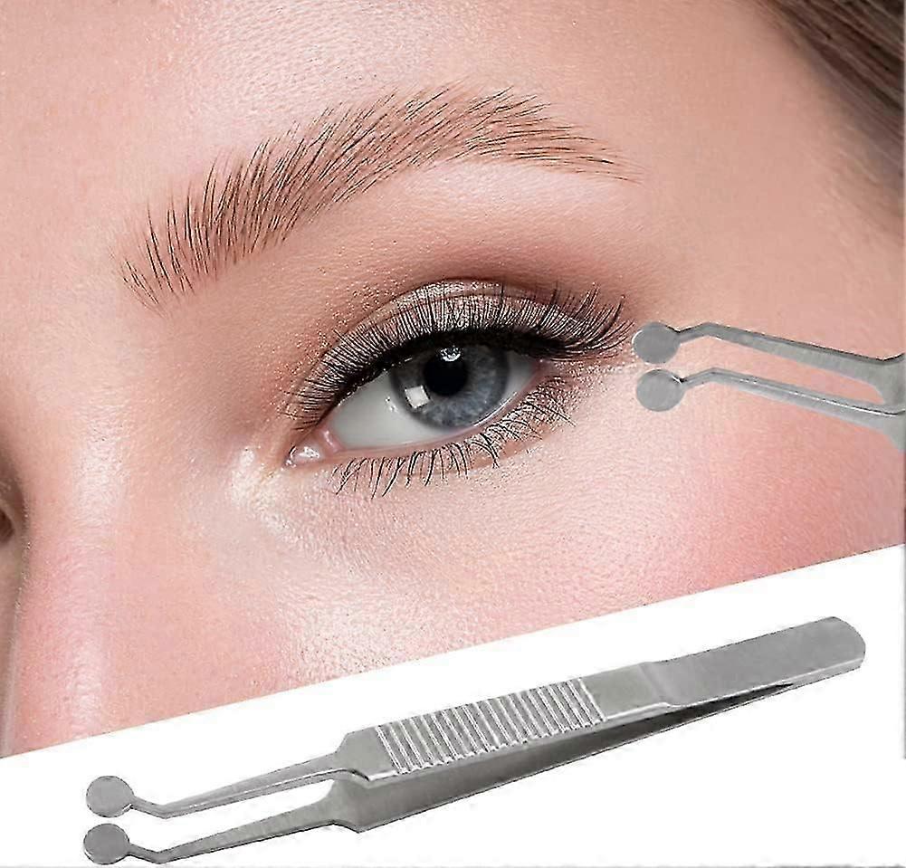 Meibomian Gland Expressor, Professional Forceps Stainless Steel Eyelid ...