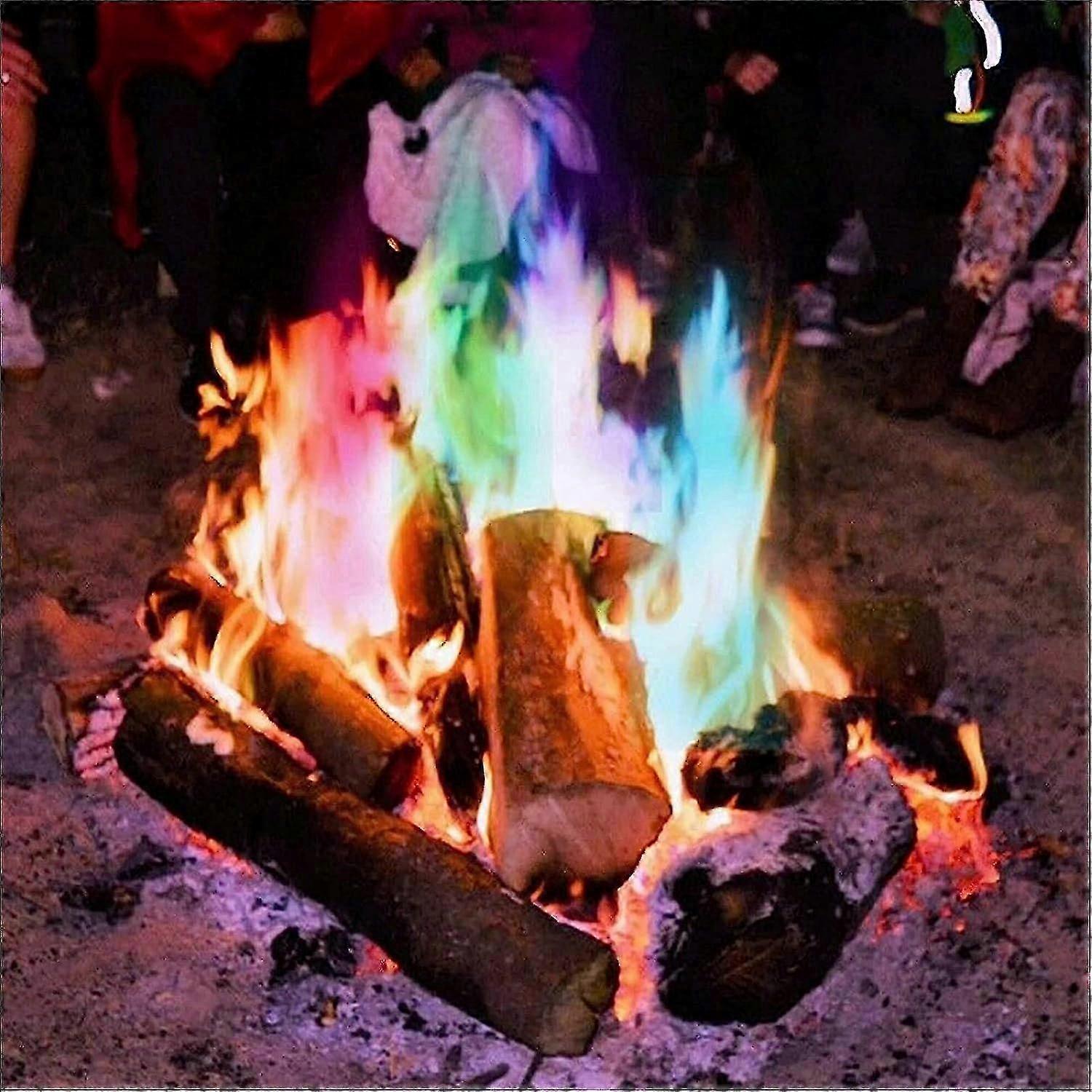 Color Changing Fire Packets: 10 Pack for Campfire, Fire Pit & Outdoor ...