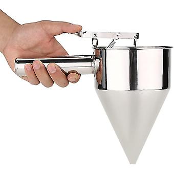 Piston Funnel - Stainless Steel Baking Funnel Dispenser With Desserts ...