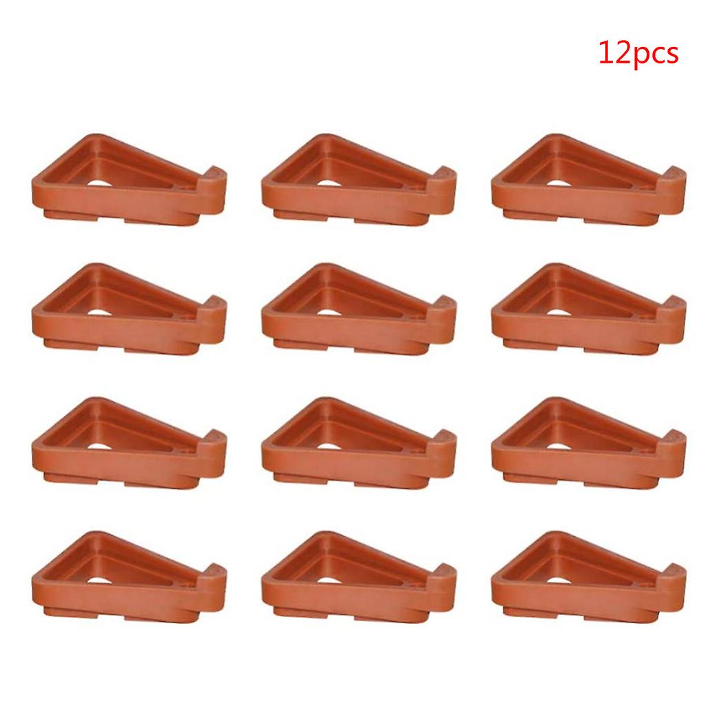 12pcs Garden Plant Flower Pot Feet Stand Invisible Risers Toes Lifters ...