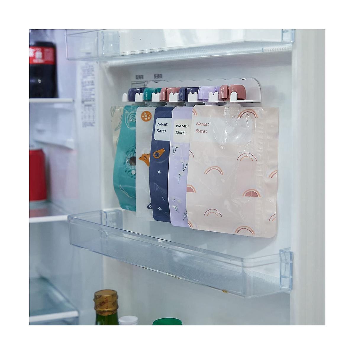 Food Pouch Holder Organizer Fridge Organizer Kitchen Yogurt Holder For ...