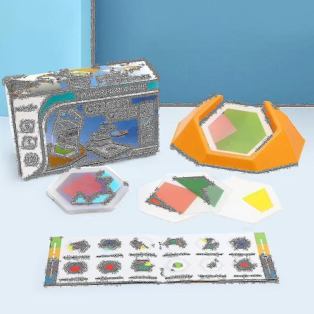 Preschool Color Code Games Logic Jigsaws For Kids Figure Cognition ...
