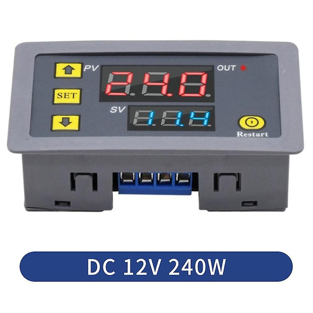Digital Time Delay Relay Led Display Cycle Timer Control Switch Adjustable Timing Relay Time ...