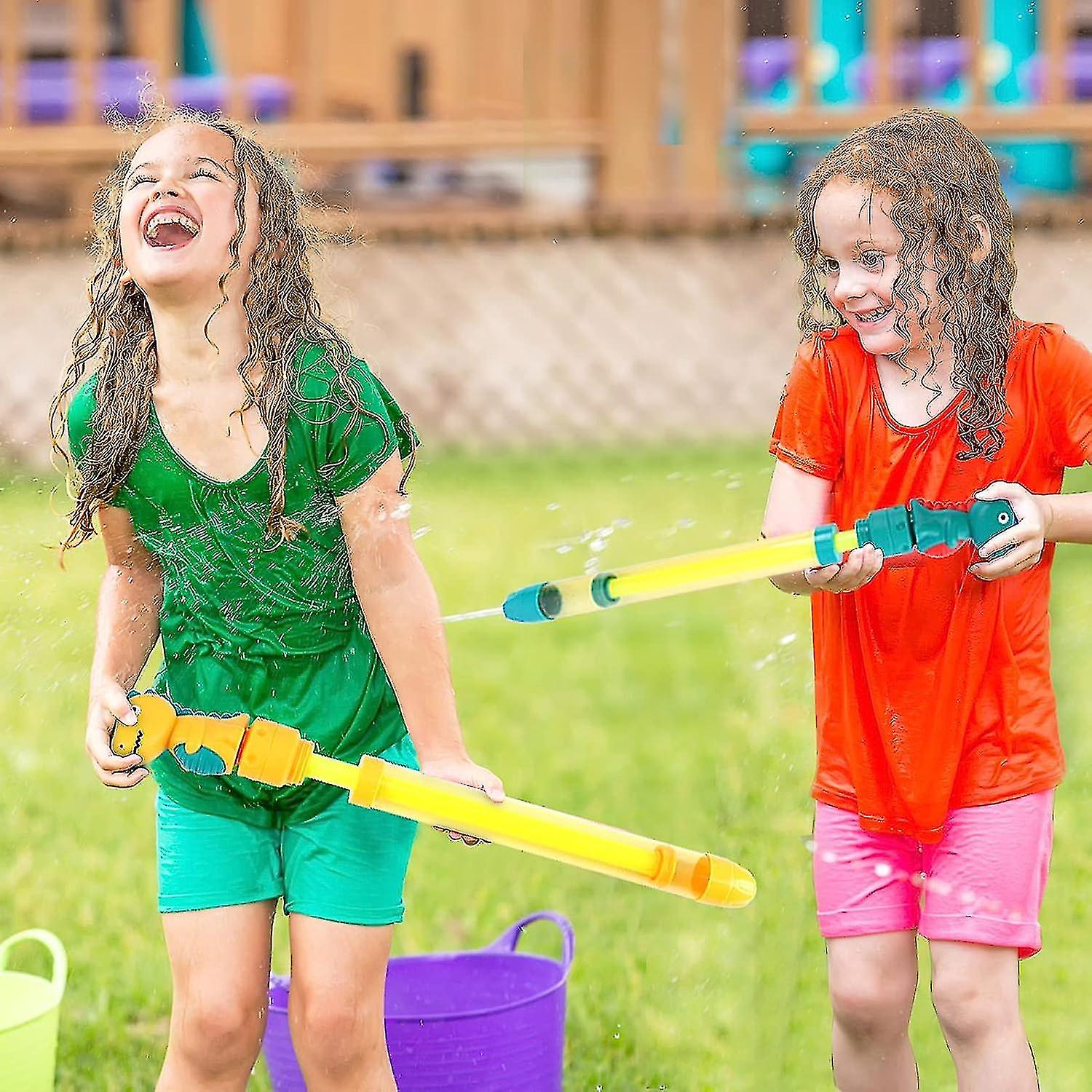 Foam Water Gun, 3 Pack Water Gun, Toy Spray Gun, Dinosaur Water Gun ...