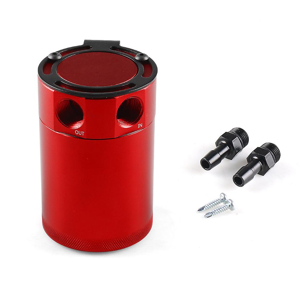 Universal Oil Catch Can Compact Baffled 2-port Aluminum Reservoir Oil ...