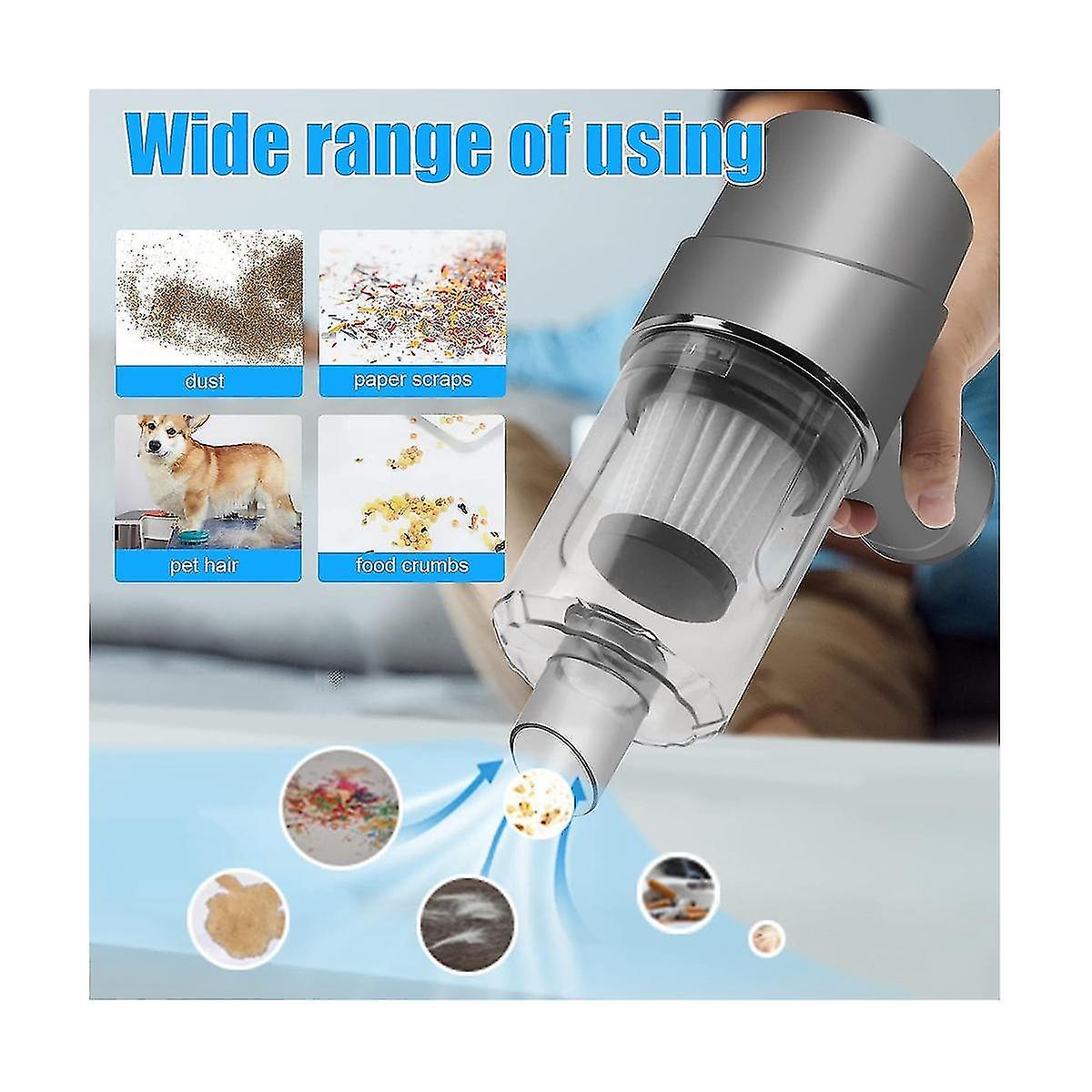 Håndholdt støvsuger trådløs 6000pa kraftig bil støvsuger 120w mini ...