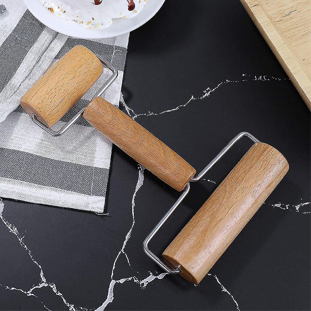 Wood Rolling Pin, Dough Roller Pizza Roller Cookie Cake Baking | Fruugo UK