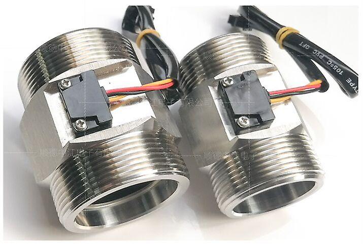 2019 New S304 G2" Dn50 Hall Turbine Water Flow Meter Sensor 2 Inch Flow ...
