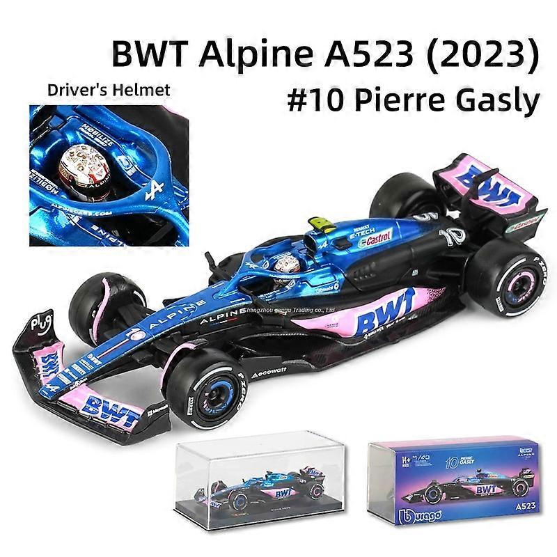 1:43 BWT Alpine 2023 A523 F1 Formula Car Die Cast Vehicles Collectible ...