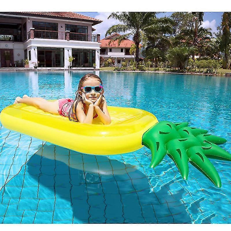 Jianghuo Giant Inflatable Pineapple Pool Lounger Float,Over 6 Feet Long ...