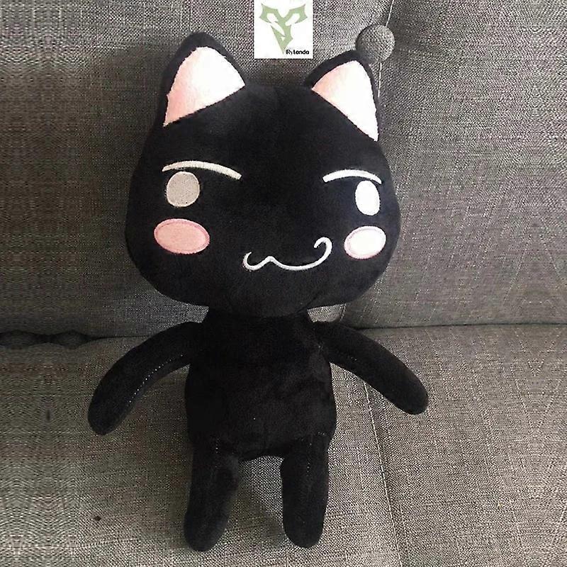 Rytanda Black Toro Inoue Cat Plush Toy Soft Stuffed Kittens Cute Animal ...