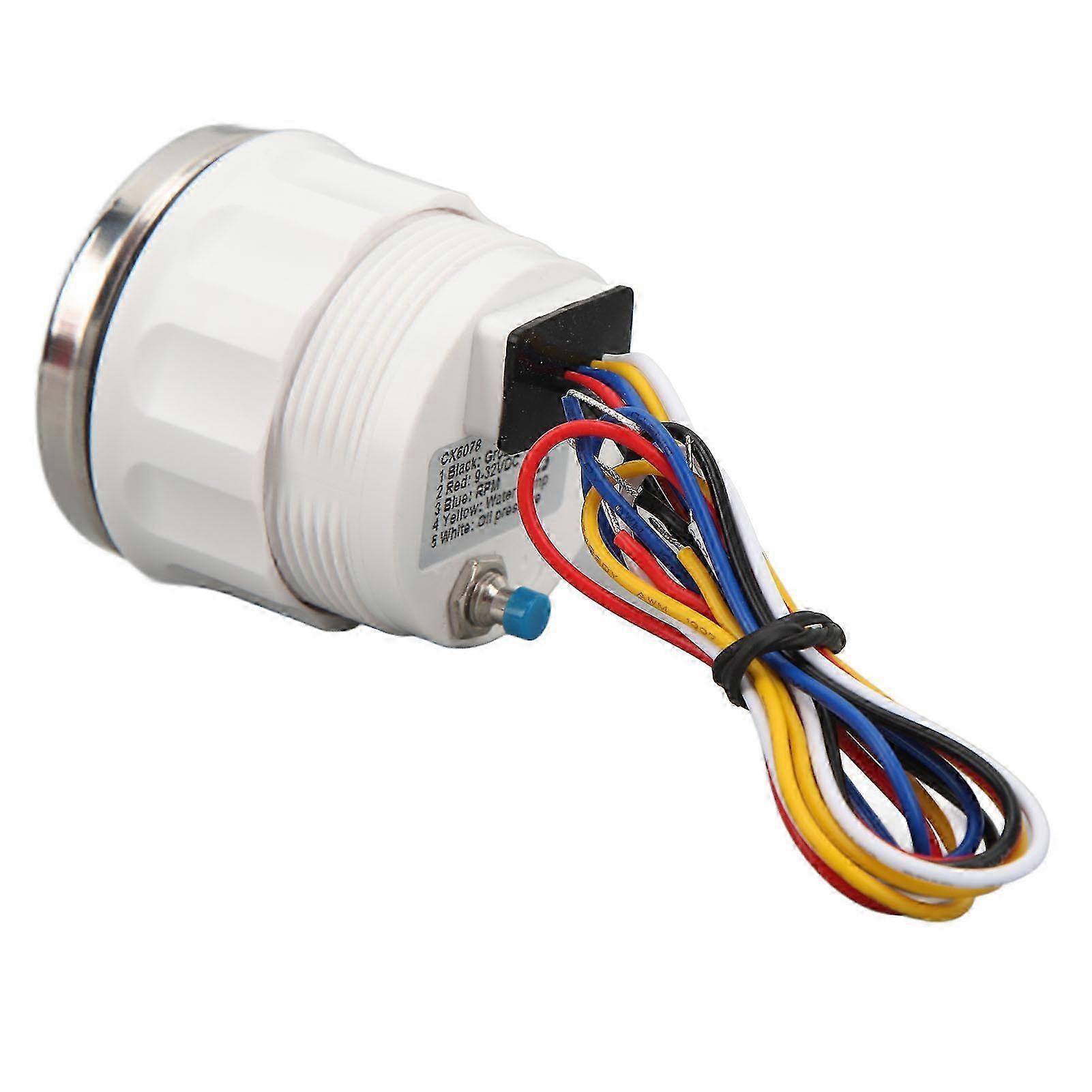 Water Temp Gauge Speed Oil Pressure Meter 52mm 3 in 1 Digital Display ...