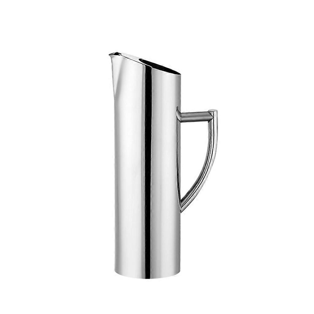 Stainless Steel Coffee Pots Beverage Jug Water Pitcher Large Serving ...