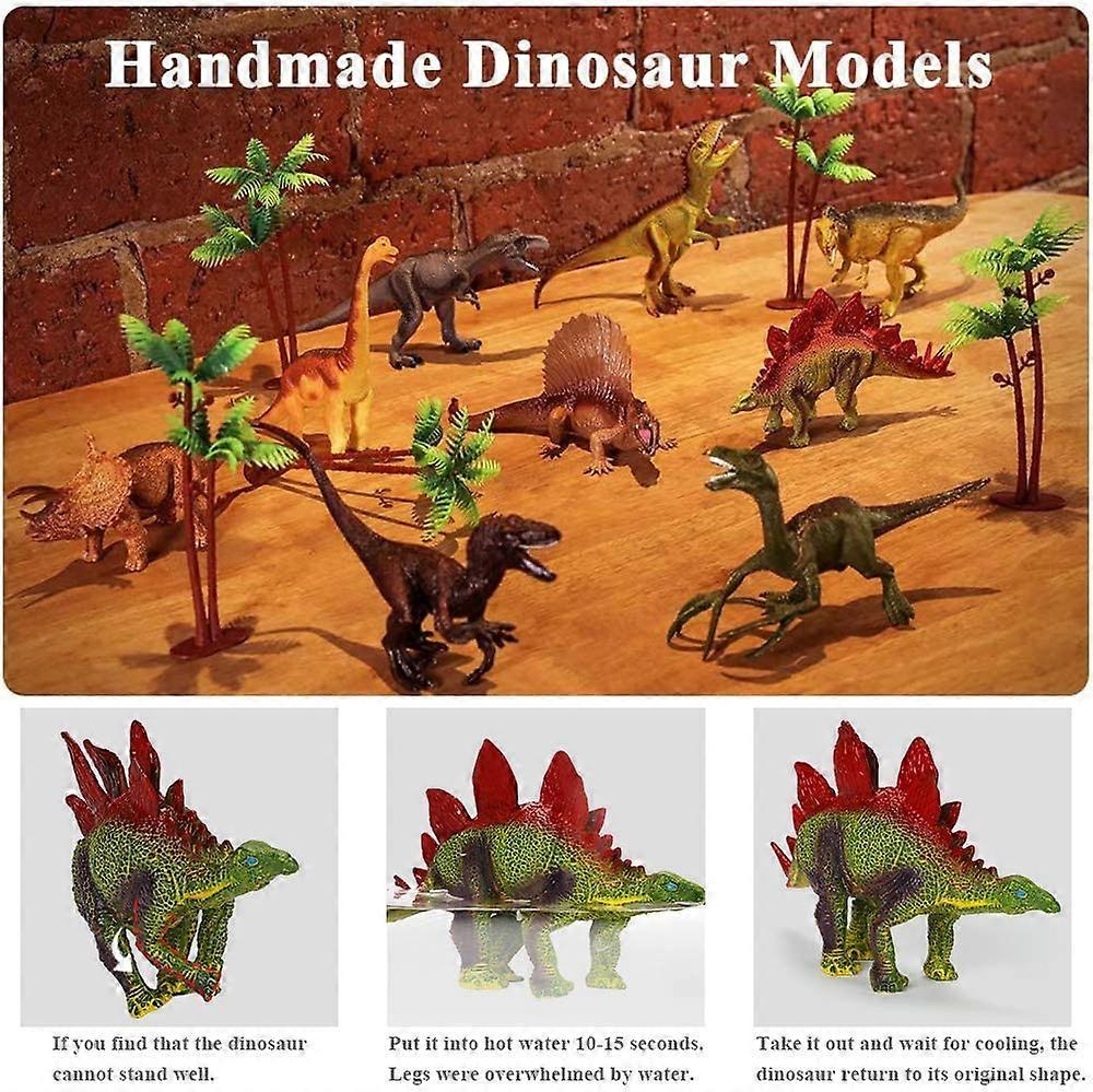 Dinosaurs Toy Figure With Activity Play Mat & Trees, Pedagogically ...