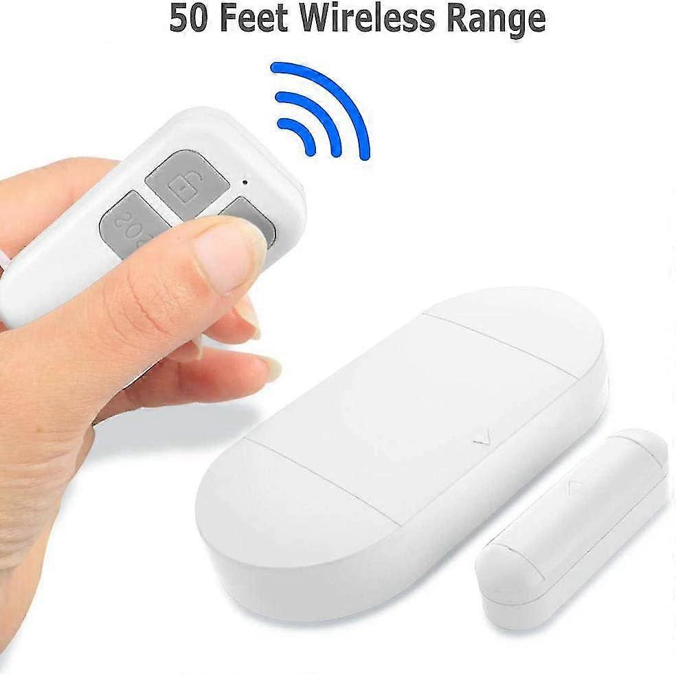 Door And Window Alarm, Alarm With 130db Siren, 2 Remote Controls, Easy ...