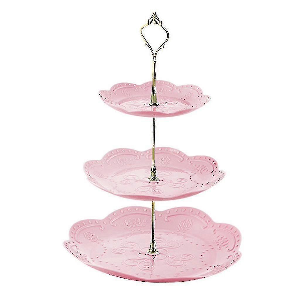 Cake Stand 3 Tier Cupcake Candy Chocolate Mooncake Display Holder ...