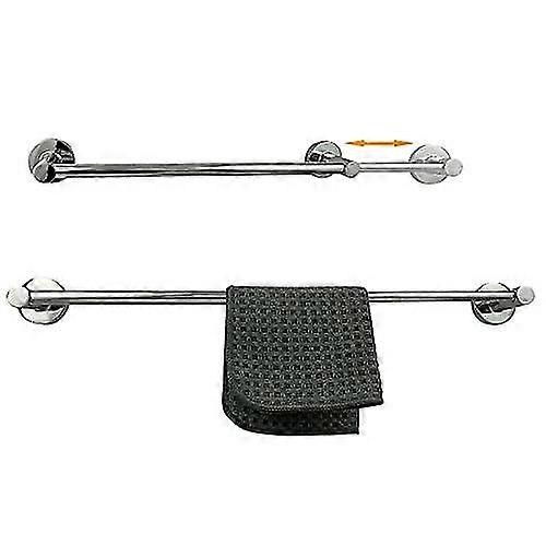 Adjustable Towel Rack for Bathroom - Steel Expandable Single Towel Bar ...