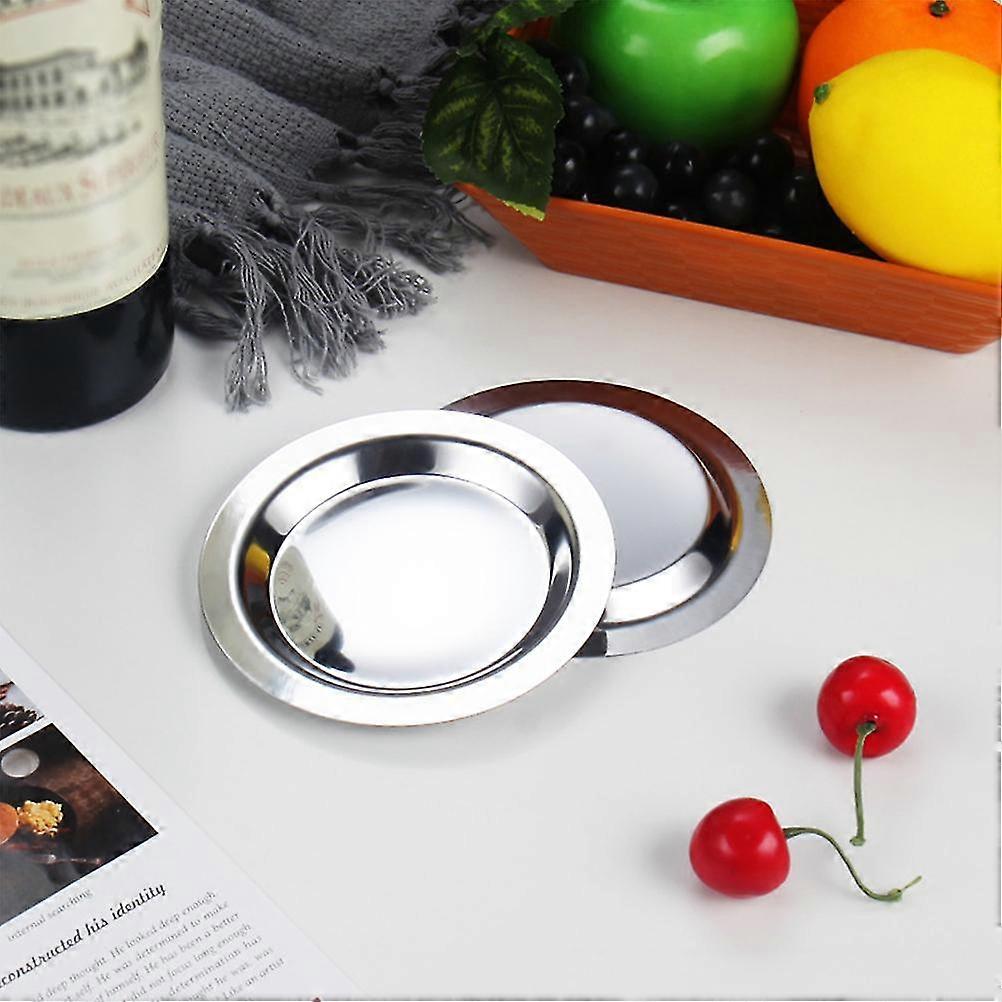 4pcs Wine Bottle Coaster Stainless Steel Wine Coaster Heat-resistant ...