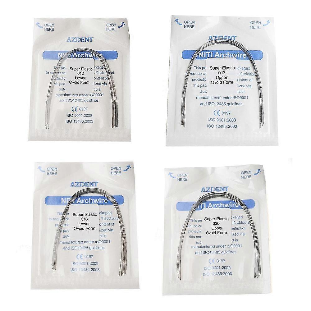 10pcs Dental Orthodontics Arch Wire Super Elastic Niti Round Ovoid ...