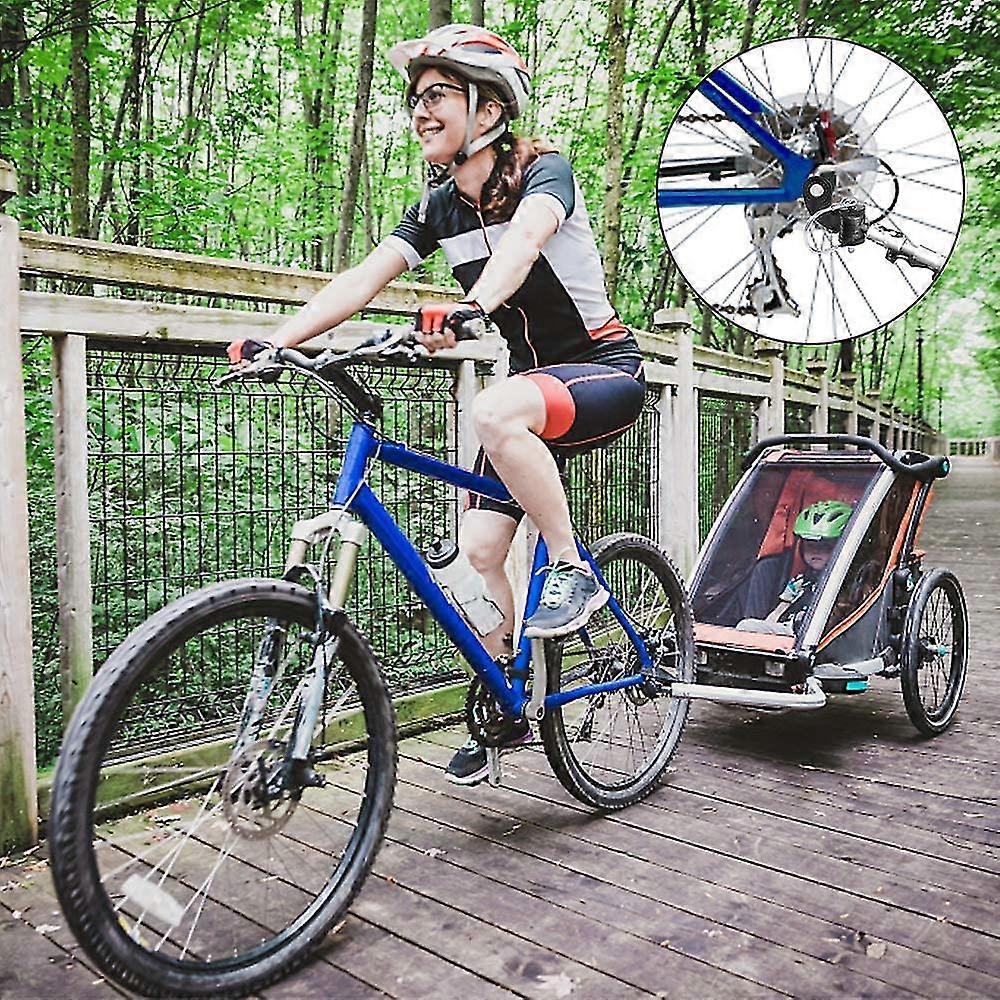 2 Pcs Bike Trailer Coupler Bicycle Trailer Hitch Steel Connector ...