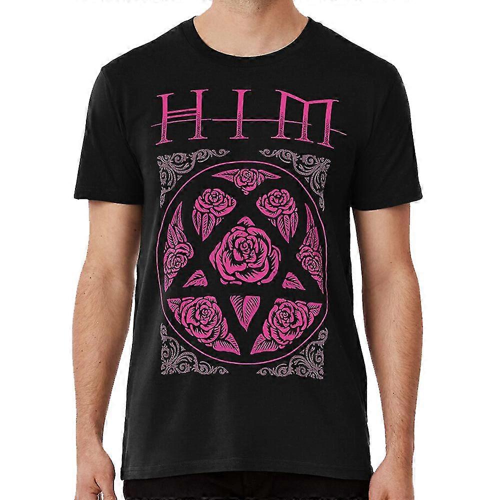Heartagram him band tee heartagram tee pink him band logo t-shirt ...