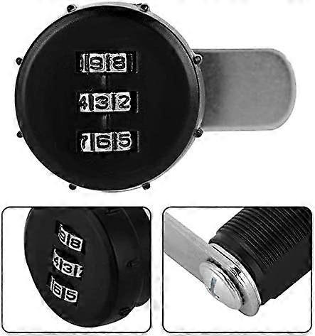 3 Digit Code Lock , Door Accessories & Latches Sets Zinc Alloy Security ...