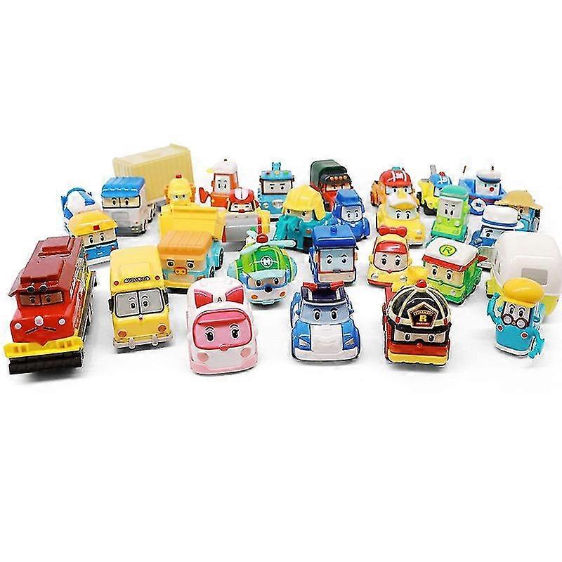 26 Style Silverlit Robocar Korea Kids Toys Robot Poli Roy Haley Anime ...