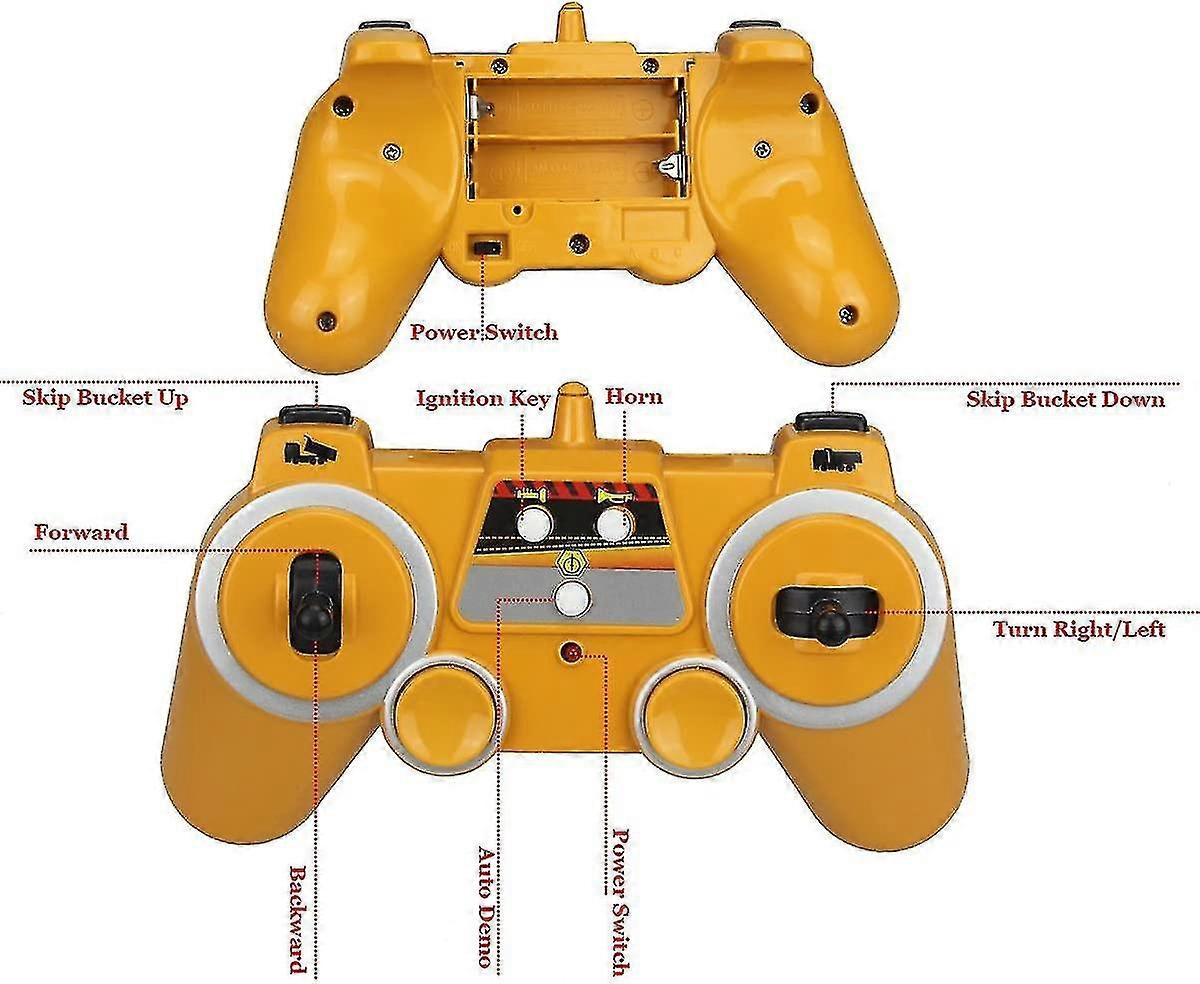 Remote Control Truck, 1/20 Scale 6 Channel 2.4ghz Rc Dump Truck ...