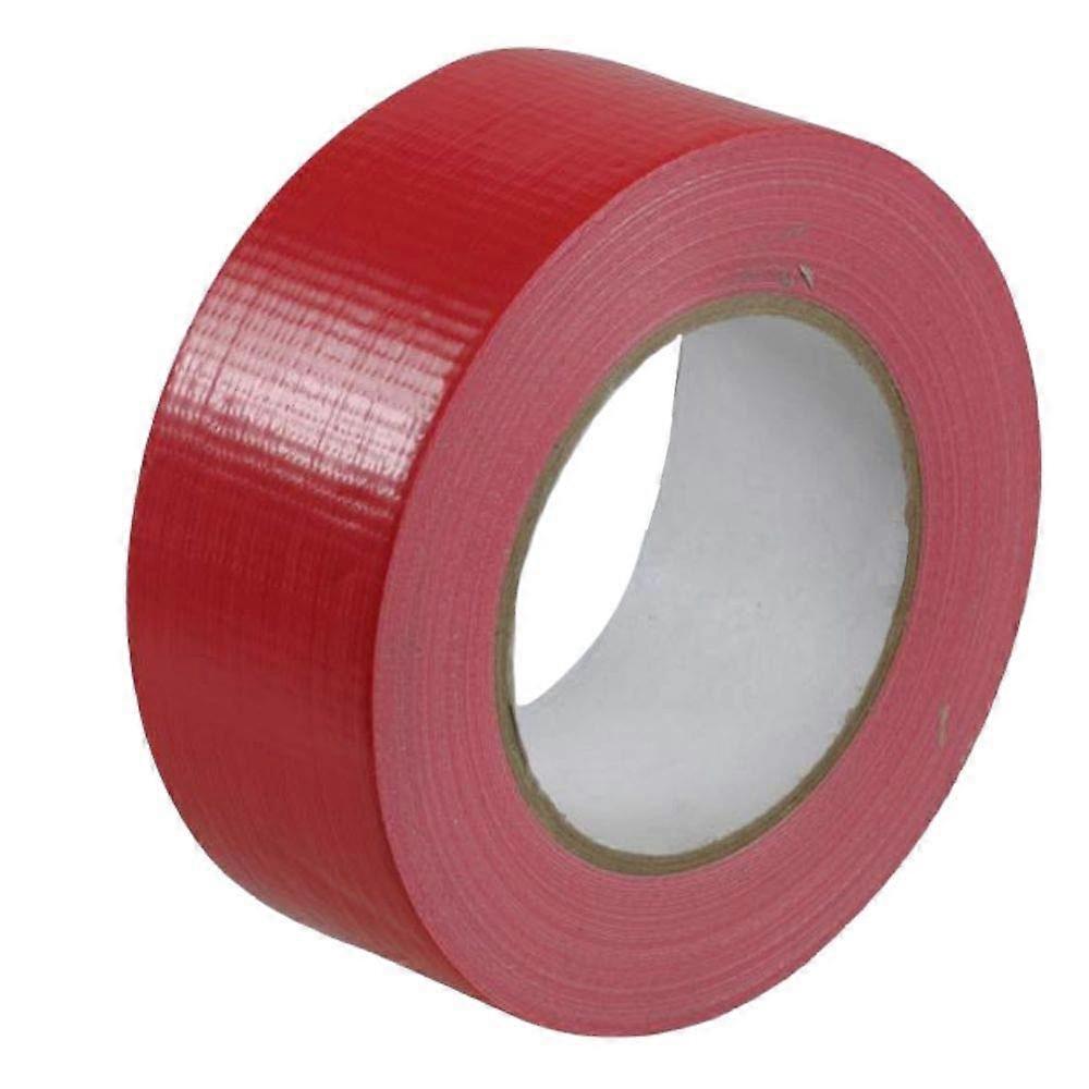 Red Adhesive Tape - 48mm x 50m - Heavy Duty Adhesive Tape for Patching ...