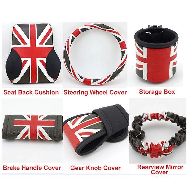 Leather hand brake handle cover for mini cooper, interior decoration ...